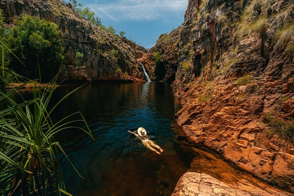 Can you swim at Maguk Falls?